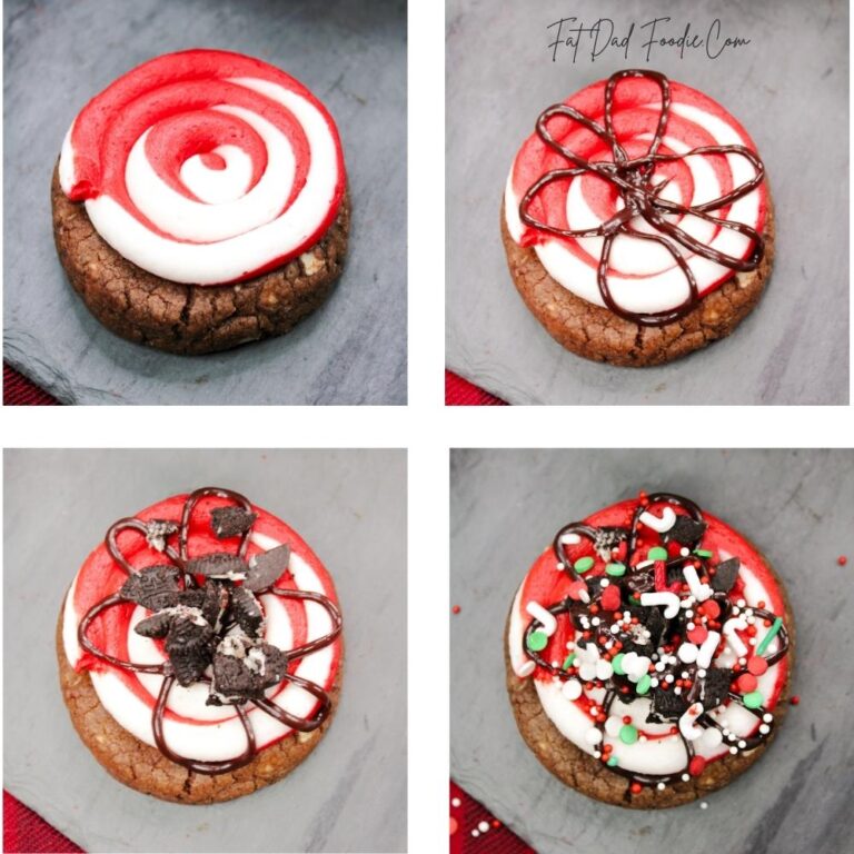 Christmas Oreo Peppermint Cookies - Fat Dad Foodie