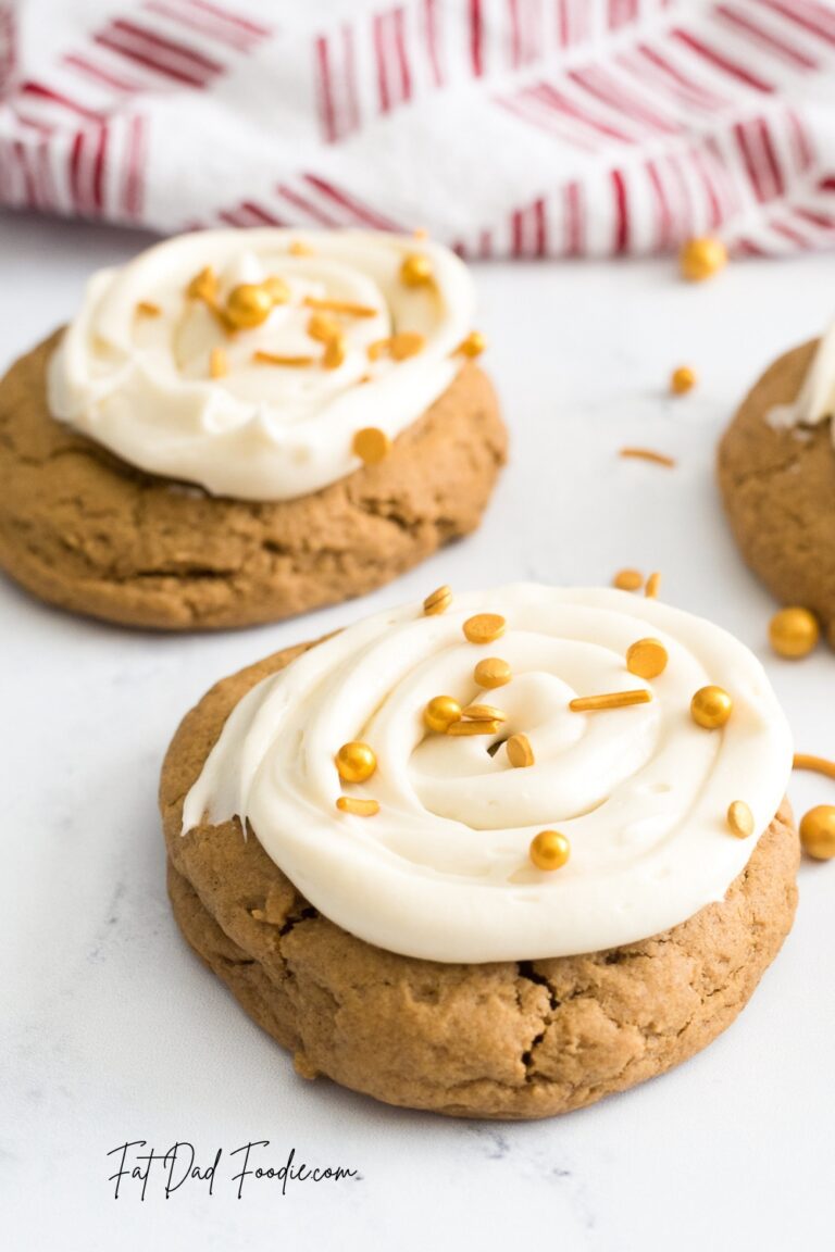 Crumbl Gingerbread Cookie Recipe - Fat Dad Foodie